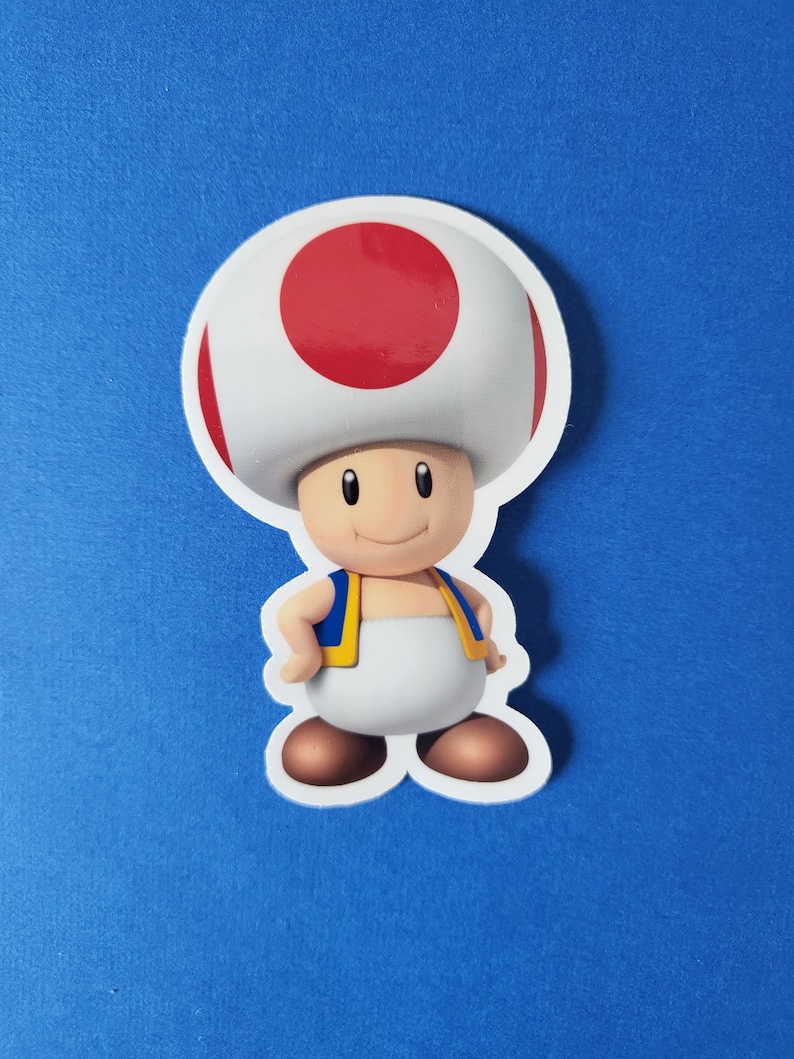 Super Mario Characters Stickers Mario Character Sticker - Etsy