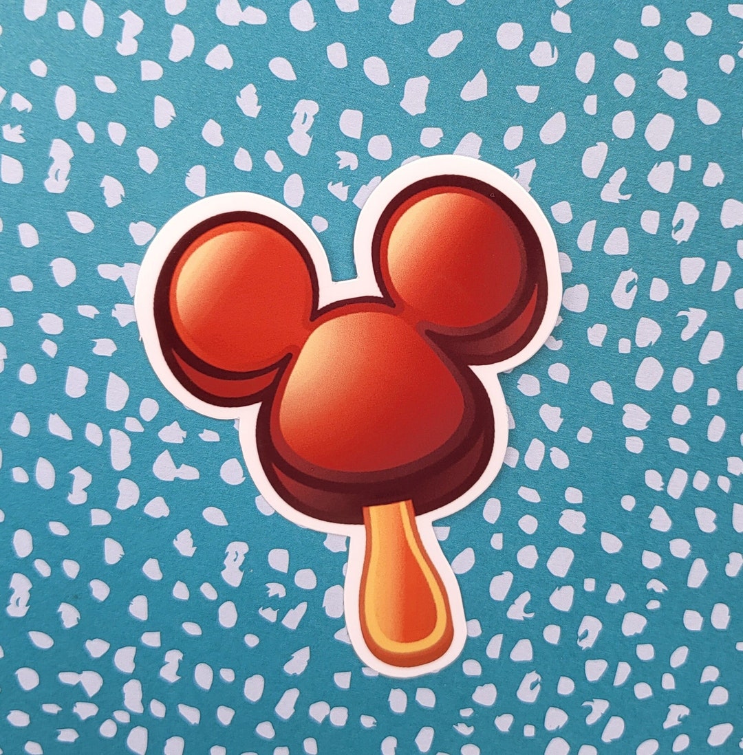 Mickey Mouse Ice Cream Bar Sticker | Mickey Head Sticker | - Etsy