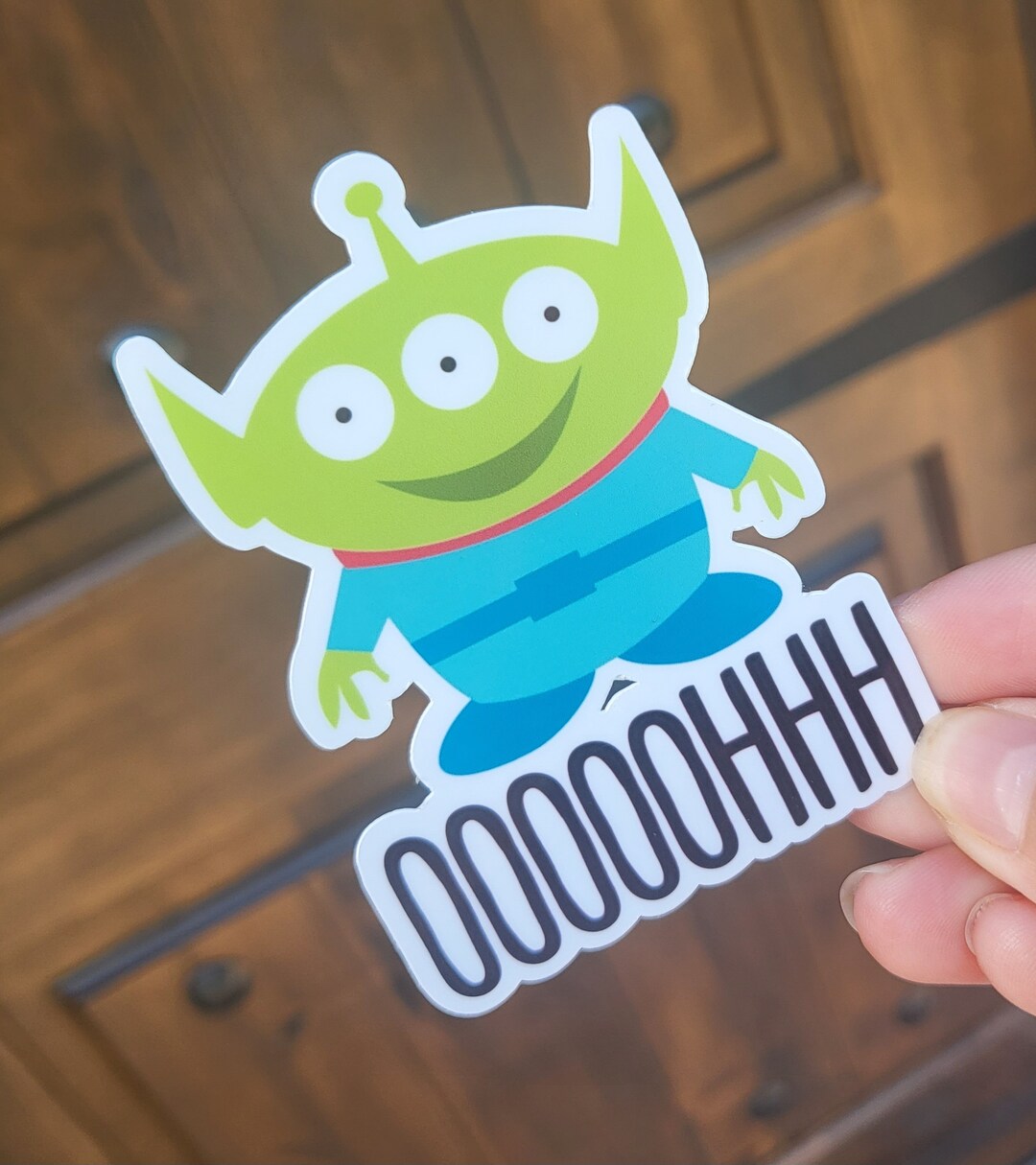 Alien Toy Story Sticker | Alien OOOHHH Toy Story Sticker | Little Green ...