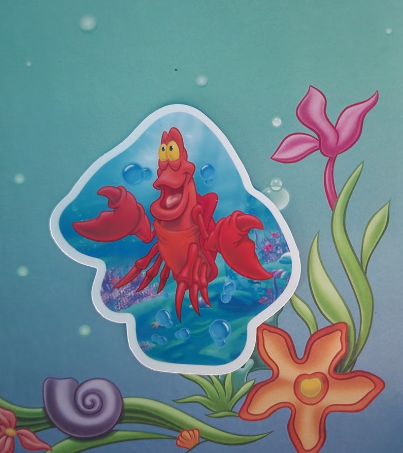 Little Mermaid Stickers / Eric Ariel Sticker / Scuttle Sticker ...
