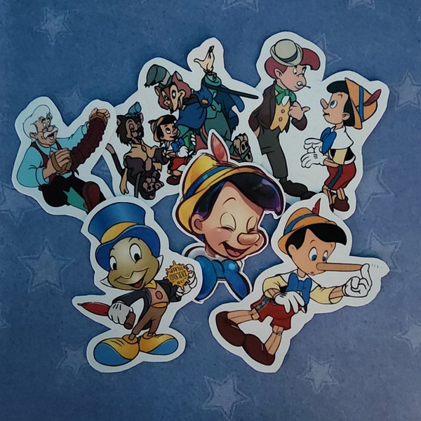 Pinocchio Stickers - Etsy