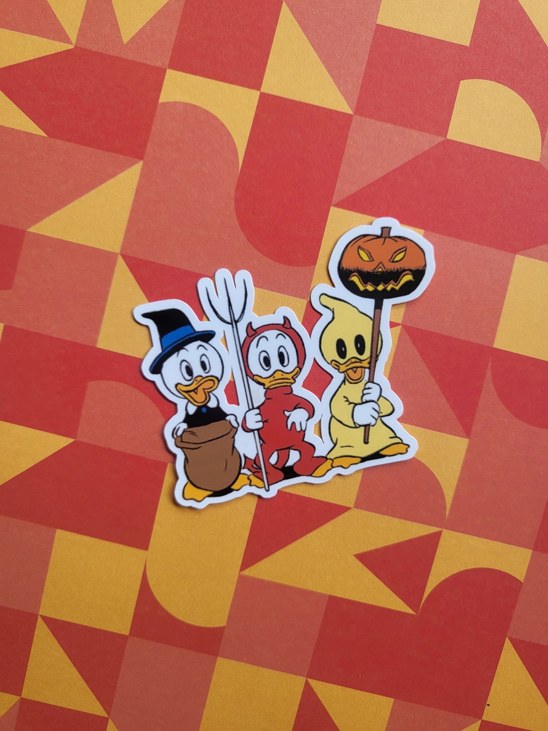 Huey Dewey and Louie Halloween Sticker | Halloween Sticker | Disney ...