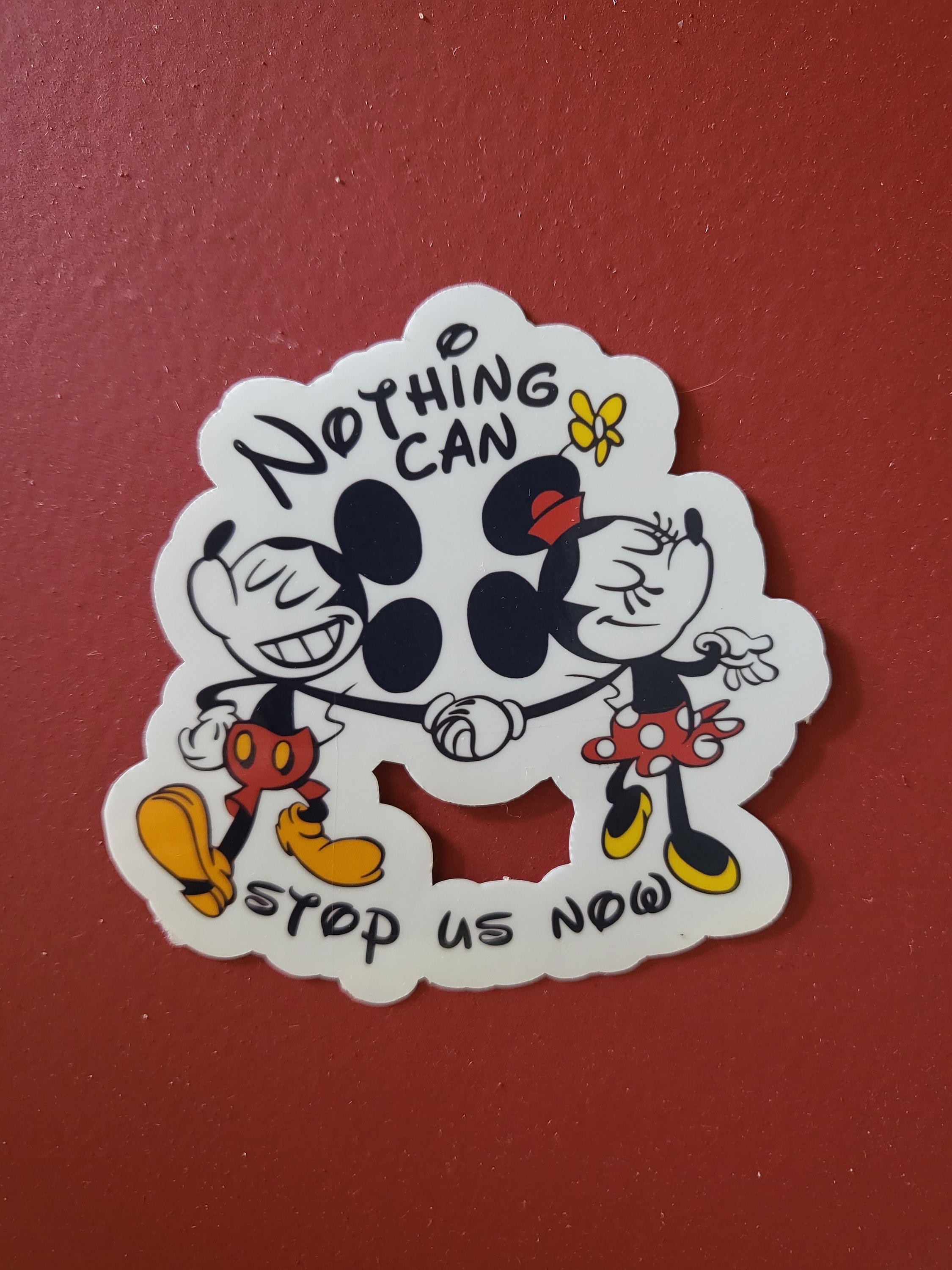 Mickey and Minnie Nothing Can Stop Us Now Sticker | Mickey and Minnie ...