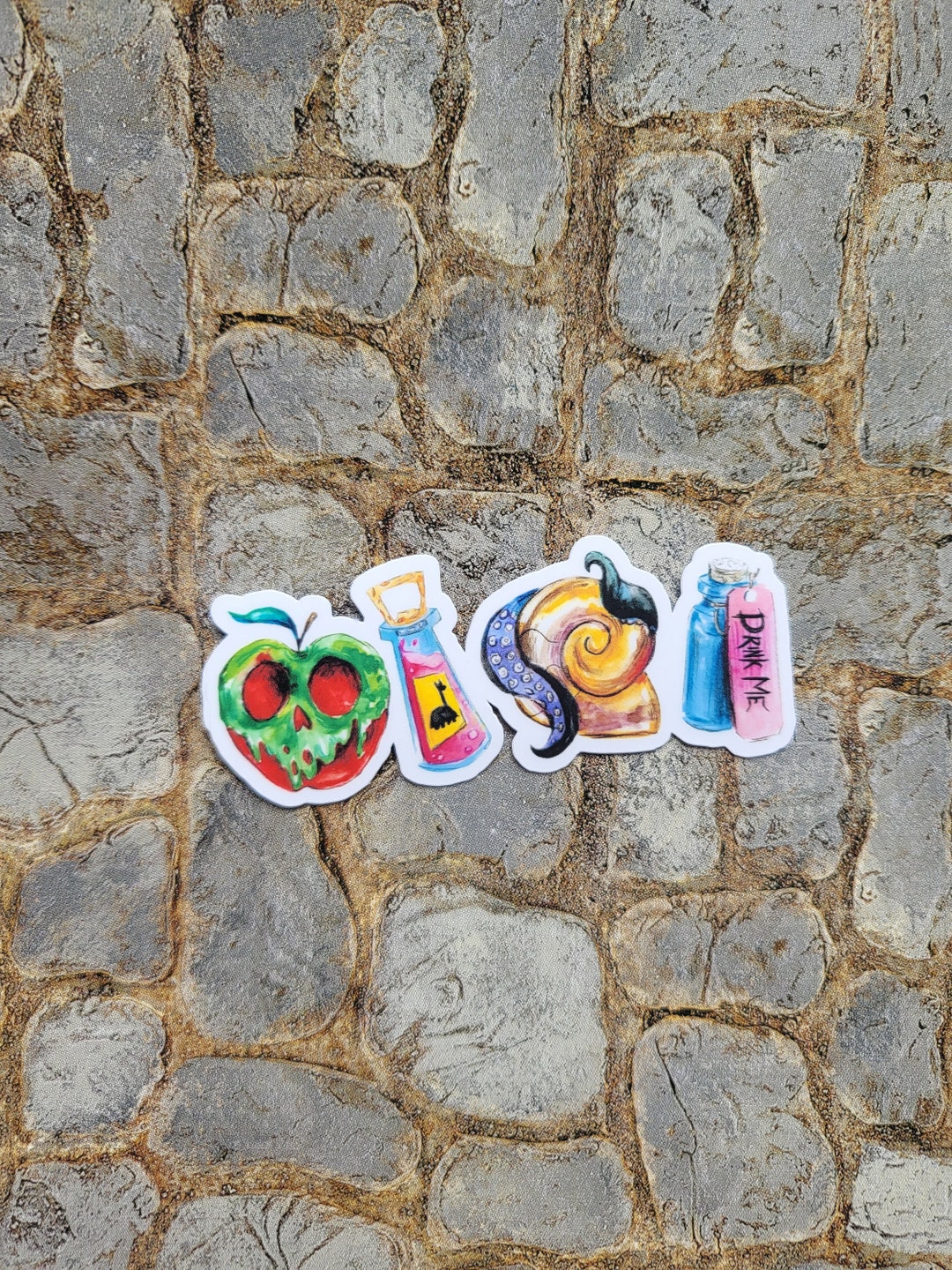 Disney Villains Poisons Sticker | Poison Apple Sticker | Izma's Poison ...