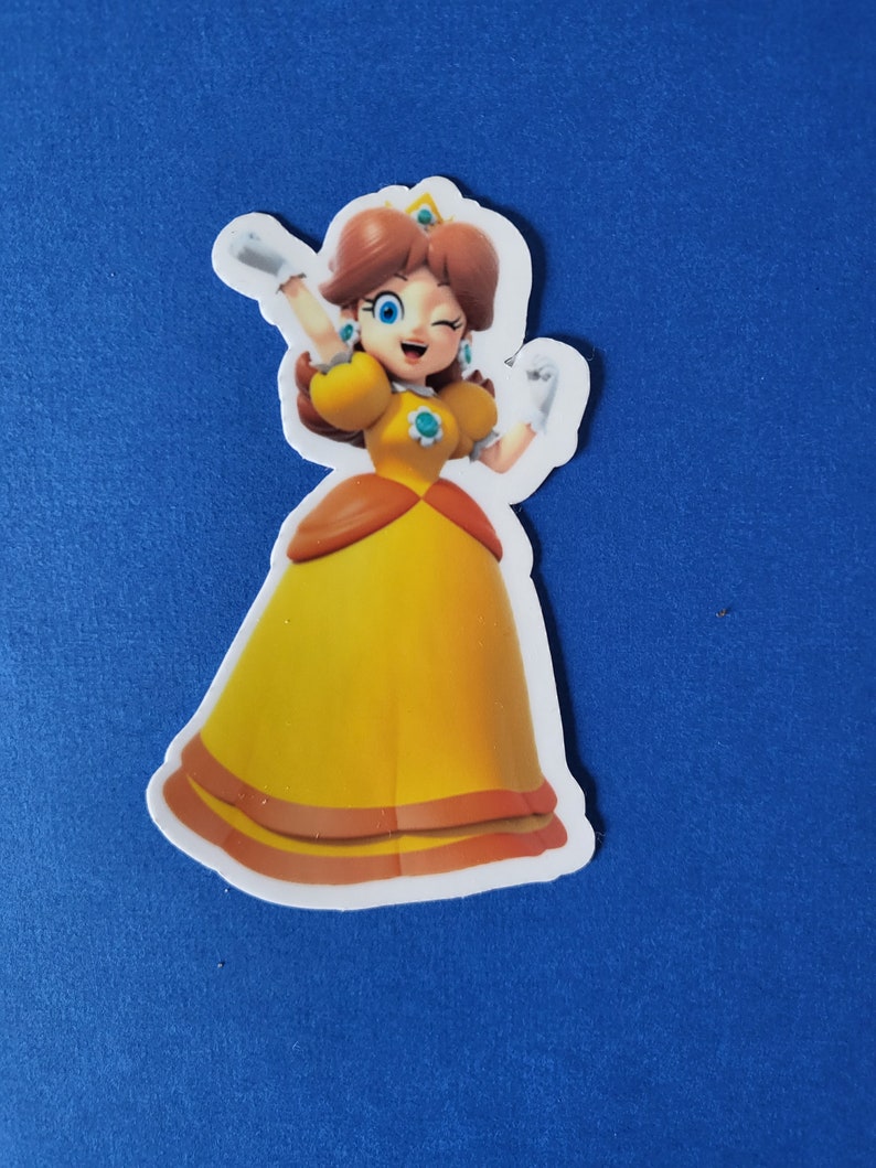 Super Mario Characters Stickers Mario Character Sticker - Etsy