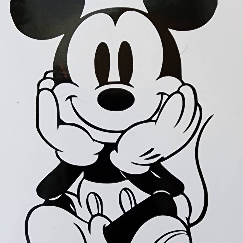 Mickey Mouse Decal - Etsy