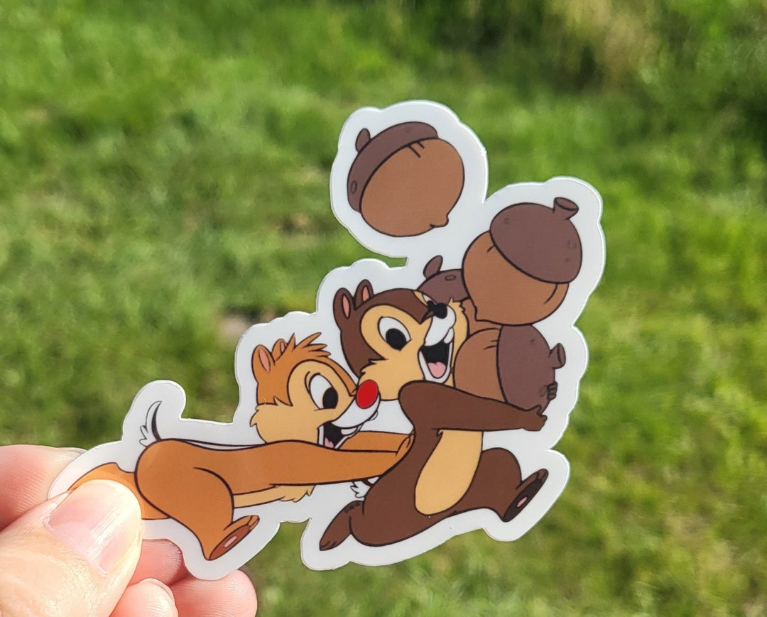 Chip N' Dale Sticker | Chip N' Dale Sticker With Acorns Sticker | Chip ...