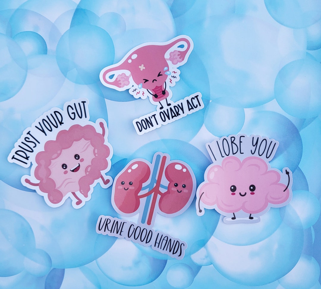 Medical Puns Stickers | Medical Student Stickers | Medical Laptop ...
