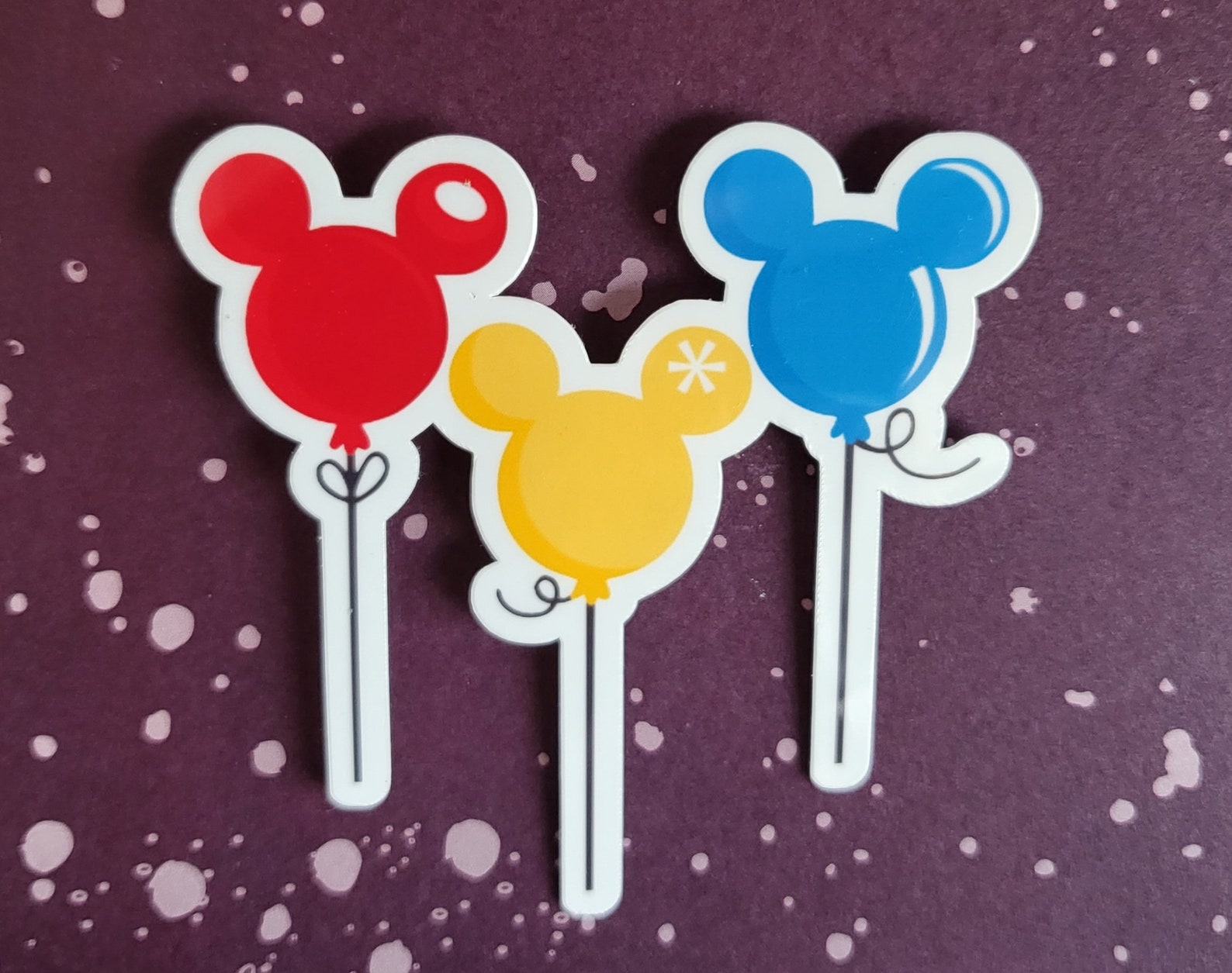 Mickey Head Balloons Sticker | Mickey Ears Sticker | Magic Kingdom ...