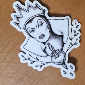 Evil Queen Sticker | Malificent Sticker |disney Villains Stickers - Etsy