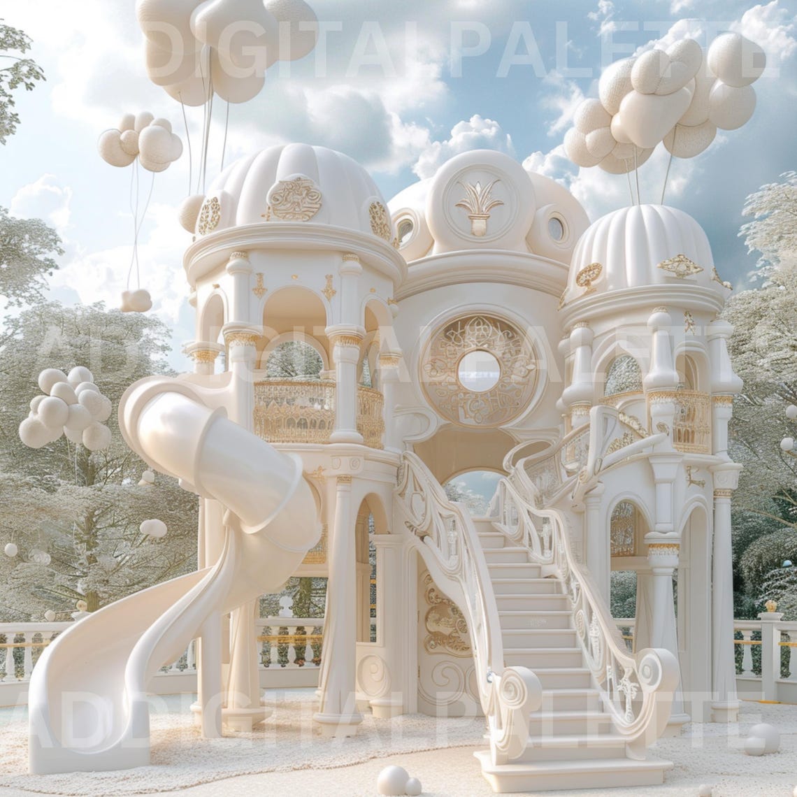 Heavenly Kids Playground PNG Background, Playground Background ...