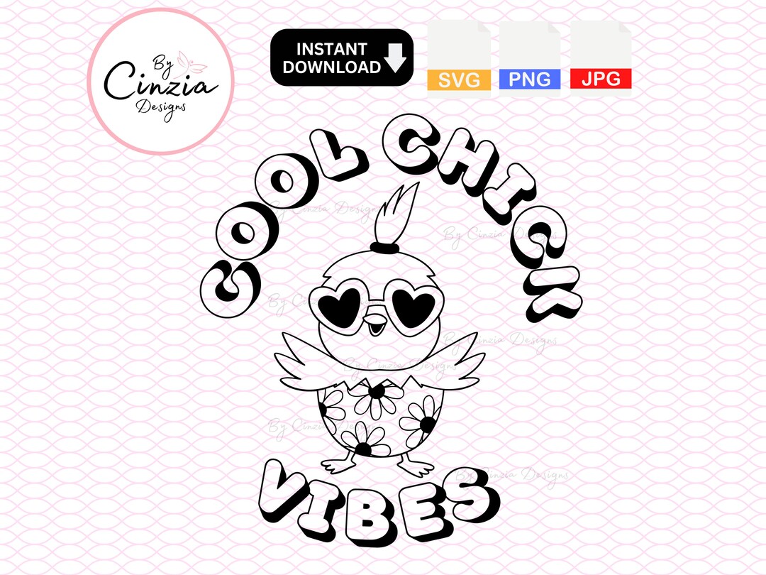 Cool Chick Svg, Easter Svg Files, Easter Shirt Svg, Easter Svg Kids ...