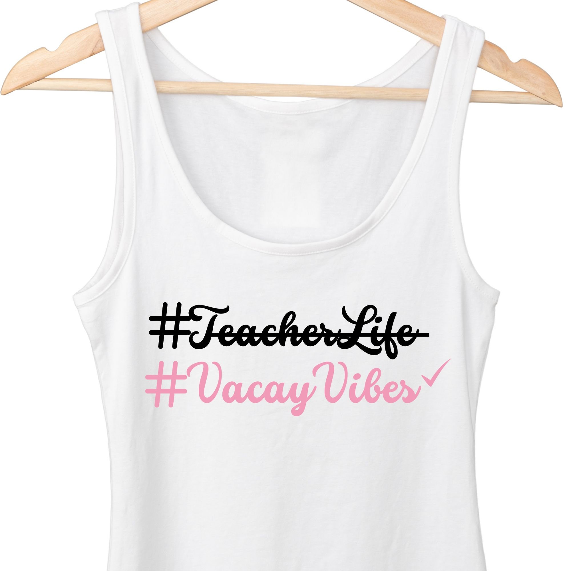Svg for Teacher Life, Vacay Vibes Svg for Teachers on Summer Vacation ...