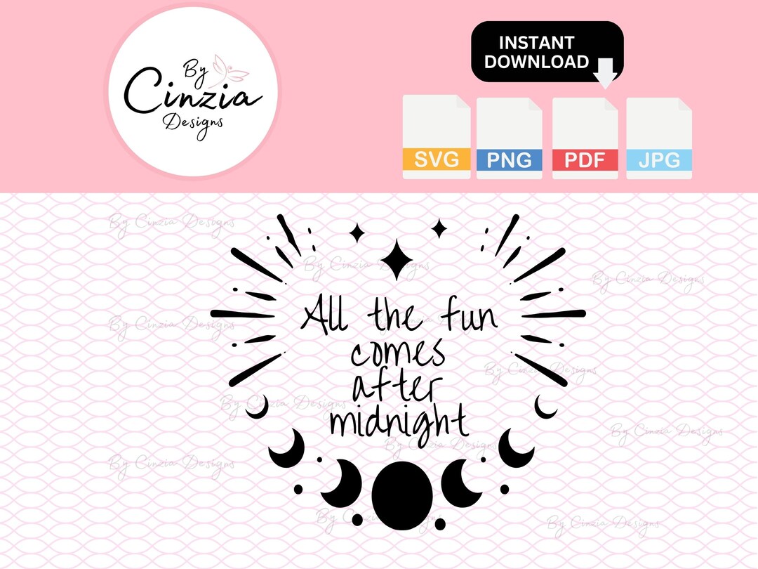 Midnight Svg, Ladies Night Svg, Fun Quote Svg, Sexy Quote Svg ...
