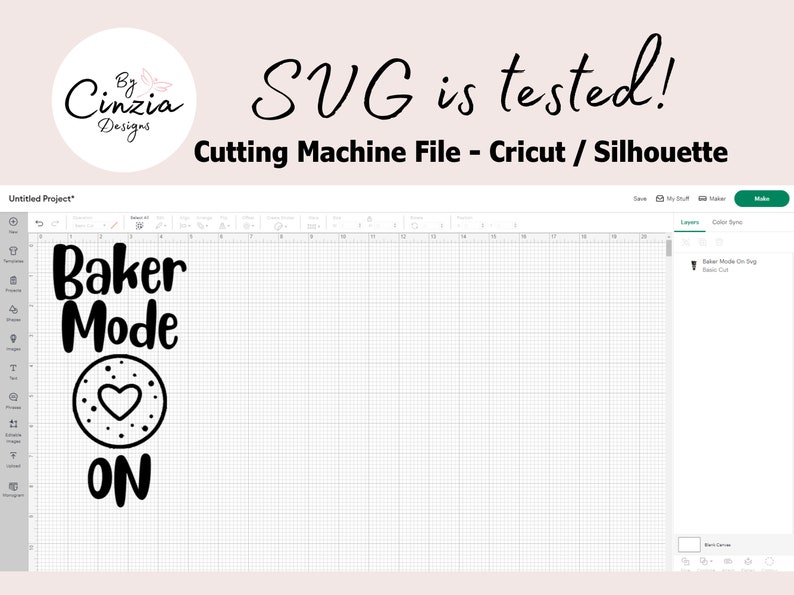 Bakers Svg Cutting Machine and Digital Files Png Jpg, Baker Mode on Svg ...