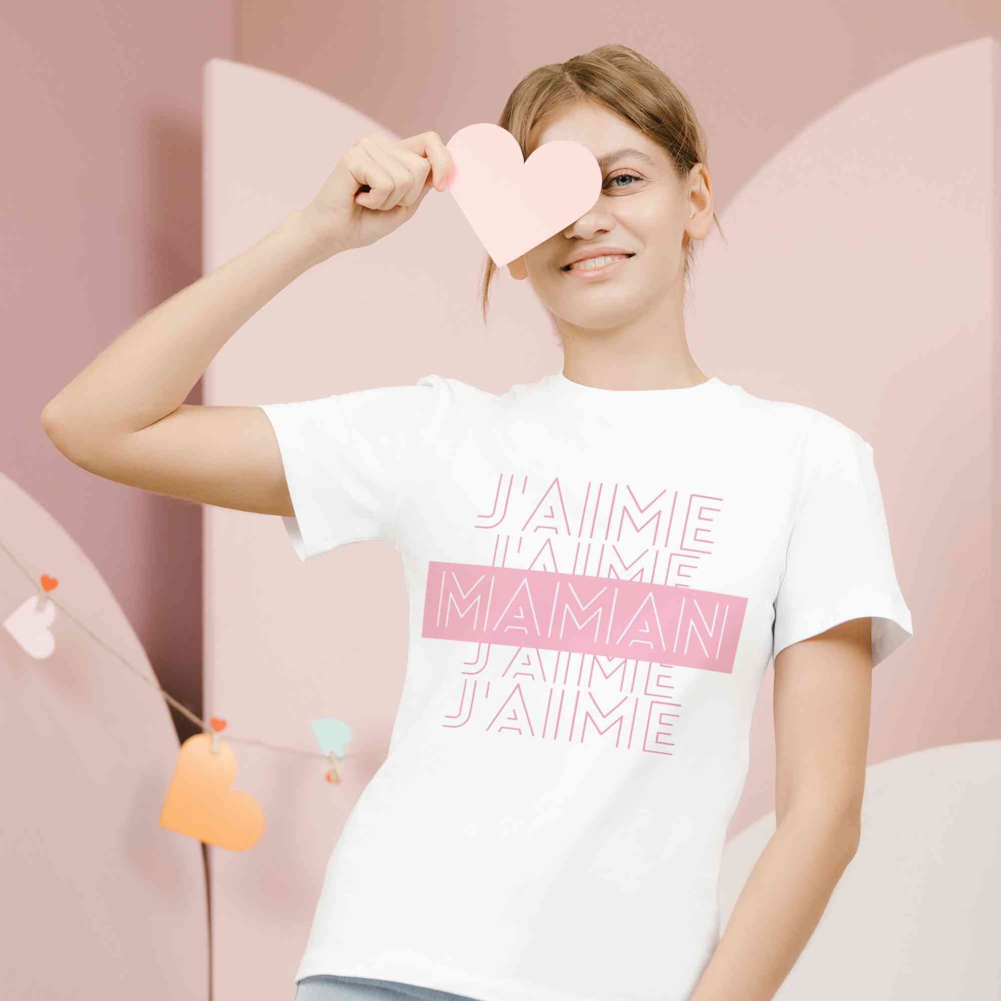 J'aime Maman Svg, SVG Francais, Fete Des Meres Svg, French Mothers Day ...