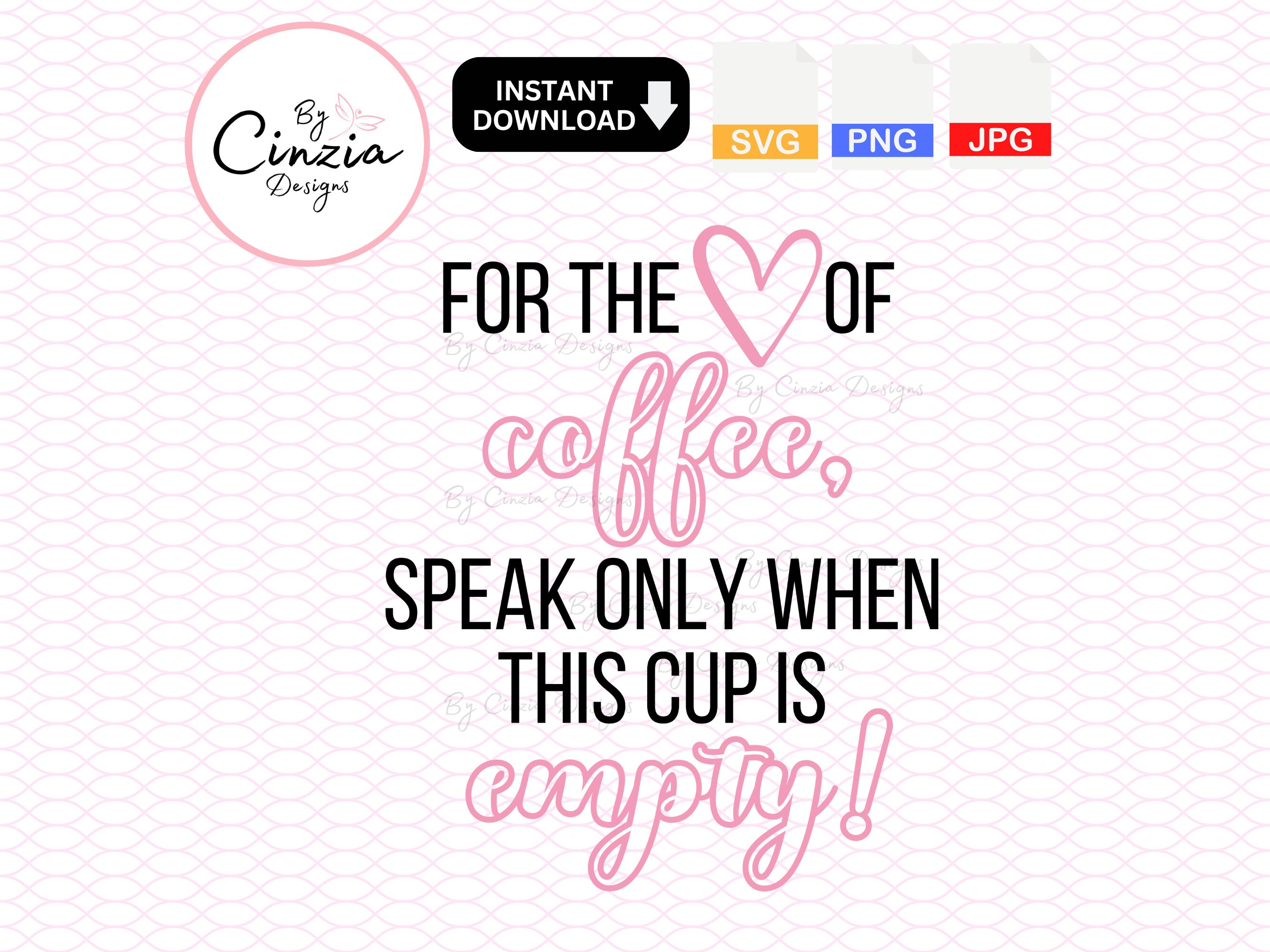Funny Coffee Quote for SVG, Grumpy Svg, Morning Coffee Svg, Cranky ...