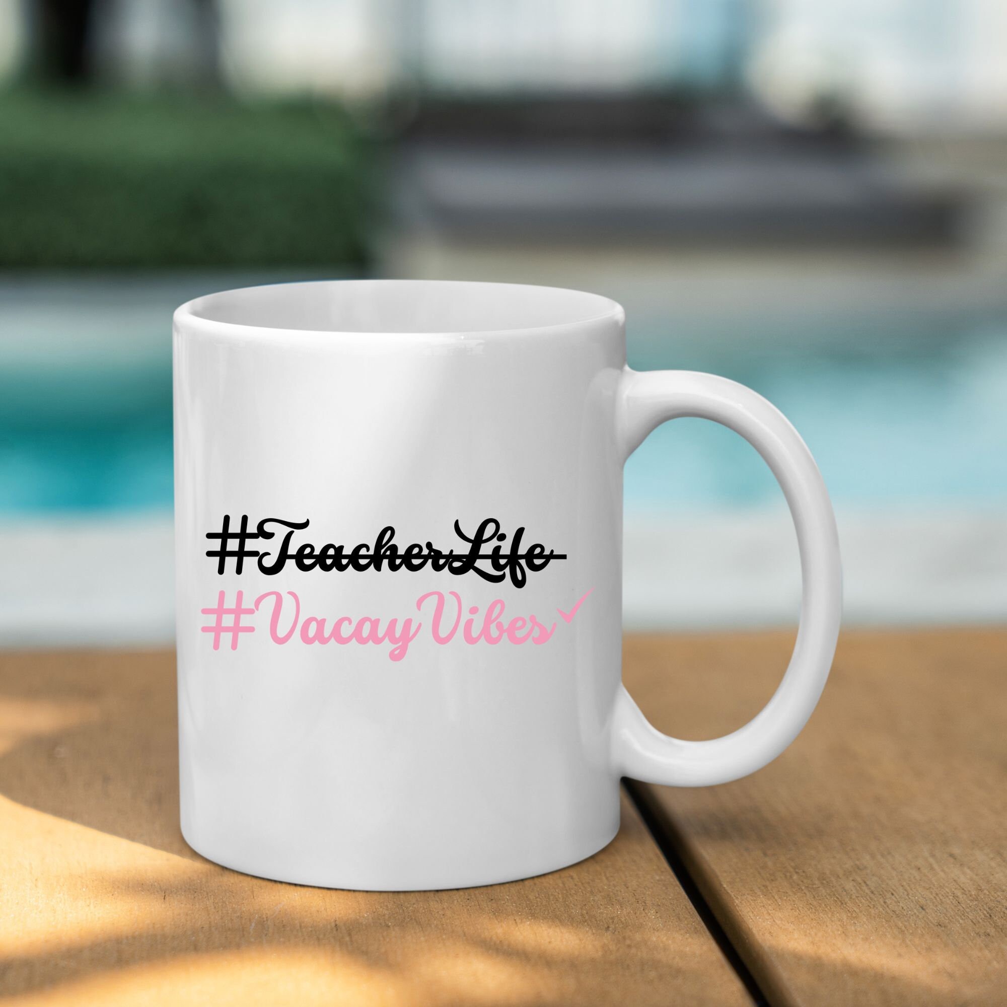 Svg for Teacher Life, Vacay Vibes Svg for Teachers on Summer Vacation ...