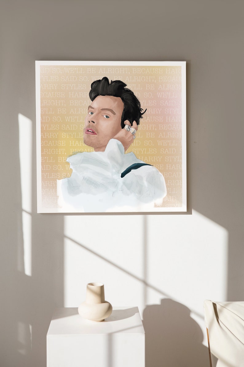 Harry Styles / Printable Digital Download / Harry Styles Print / Room ...