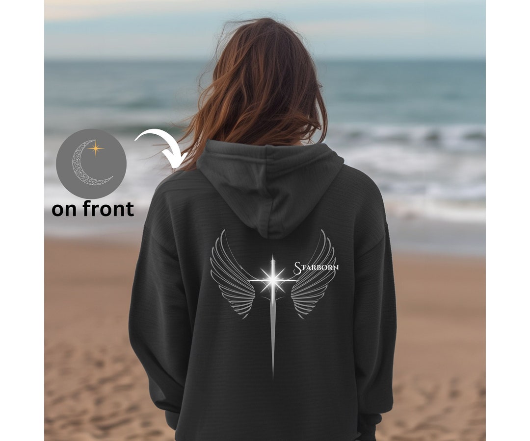 Starborn Starsword Crescent City Hoodie, Bryce's Star and Star Sword ...