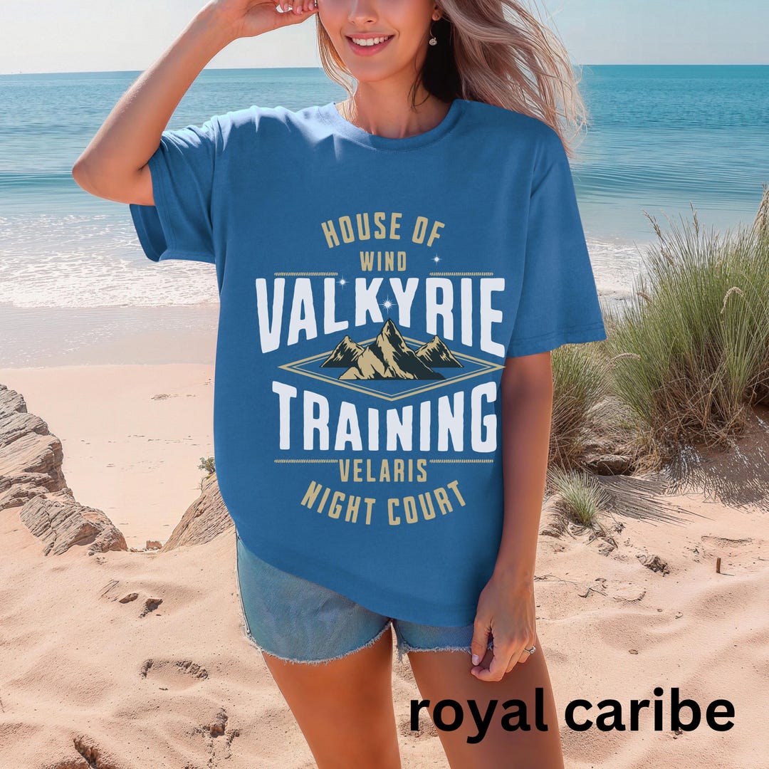 Valkyrie Training ACOTAR House of Wind Comfort Color Tshirt, Train With ...