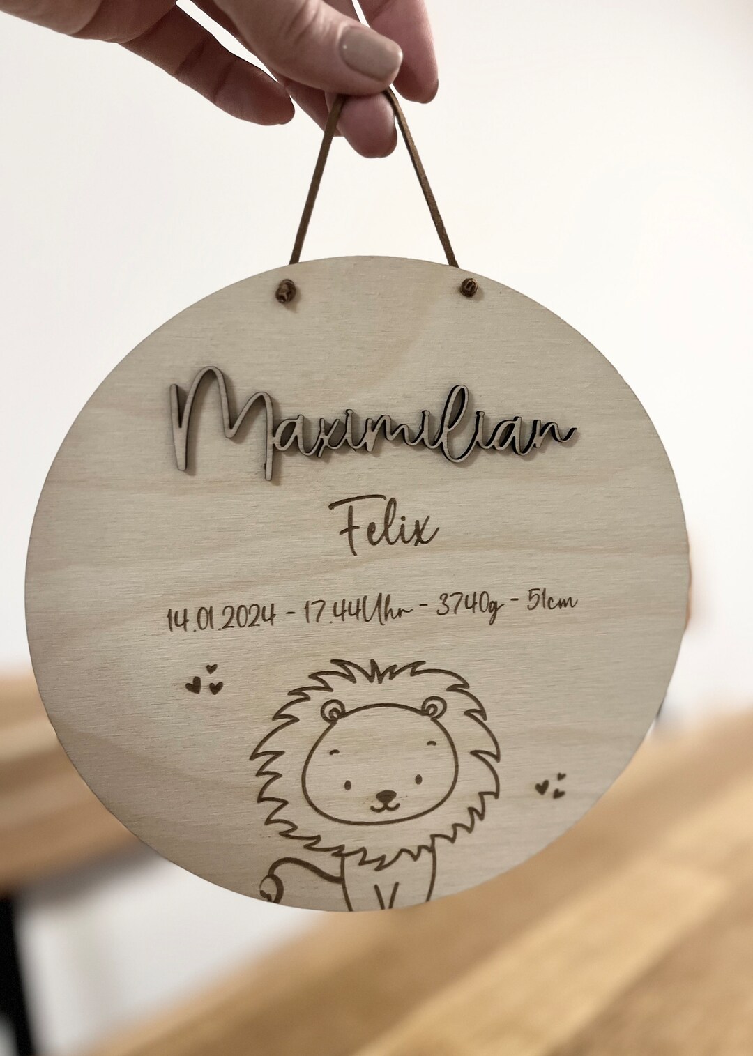 Personalized Wooden Sign for Birth Plates of Birth Dates Birth Gift ...