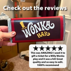 Editable Golden Ticket - Printable Template - Willy Wonka Party ...