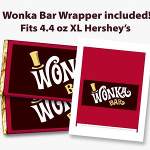 Golden Ticket Invitation - Printable Template - Willy Wonka Birthday ...