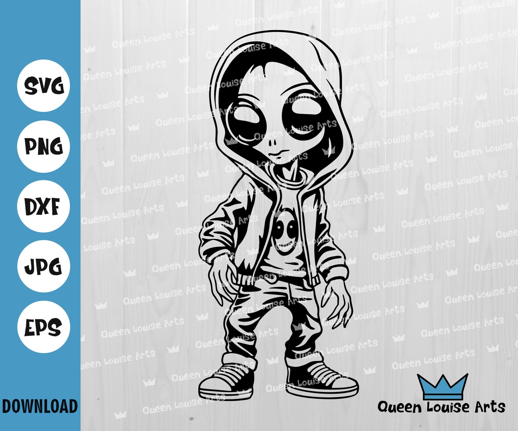 Alien SVG Grafik Alien Streetwear SVG Außerirdische SVG - Etsy.de