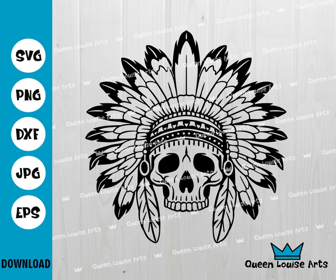 Indian Skull Svg, Native American Skull Svg, Teepee Svg,native Indian ...
