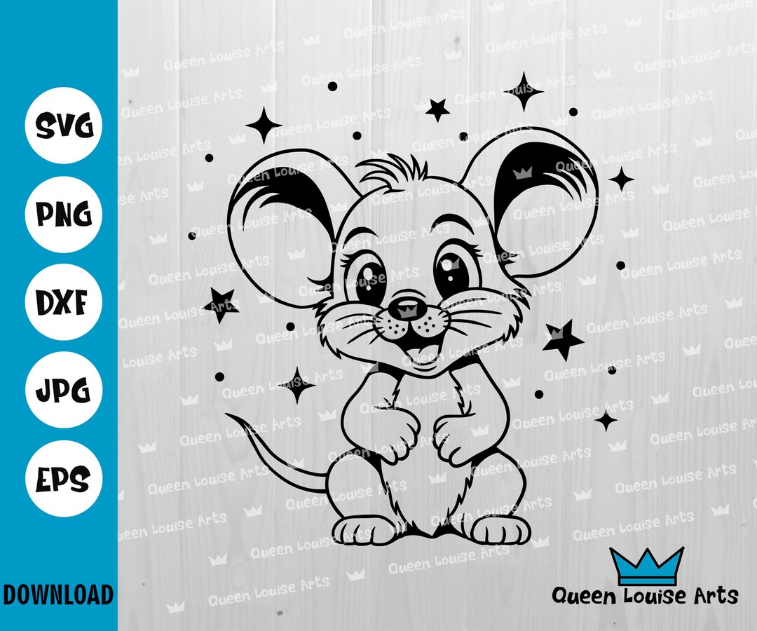 Baby Maus svg süße Maus Gesicht svg glückliche Maus svg - Etsy.de