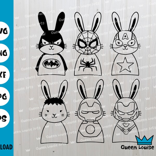 Easter Superheroes - Etsy
