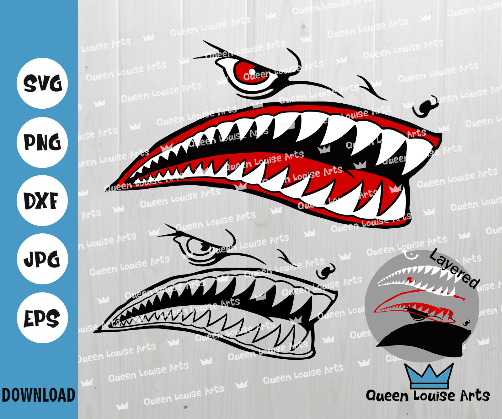 Shark Svg Mouth Teeth Shark Eye Png Shark Teeth Design for - Etsy Canada