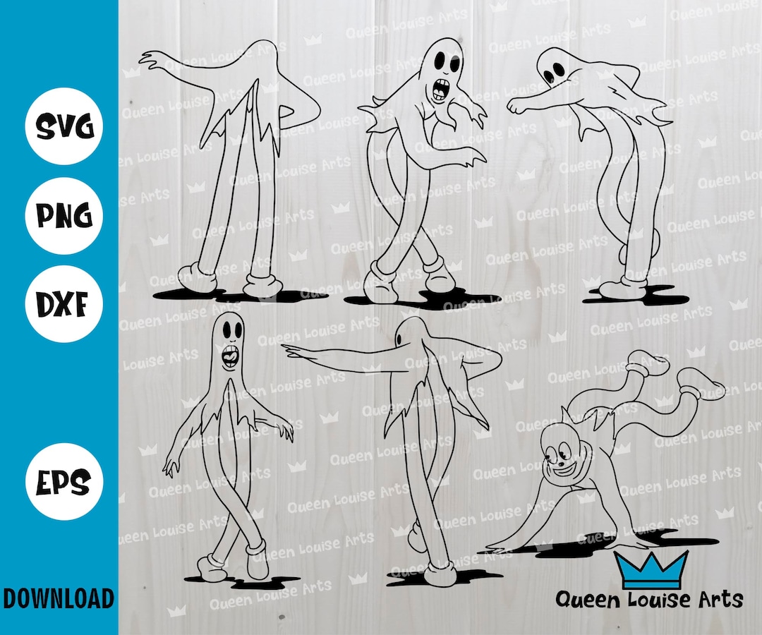 Coco the Clown Ghost Dancing Sings Svg Png Dfx Eps Esquema - Etsy México