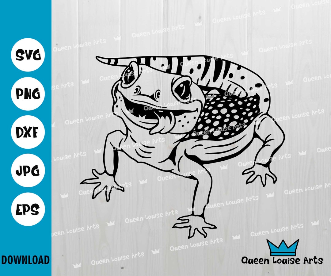 Peeking Lizard SVG, Cute Lizard SVG, Lizard Clipart, Lizard Files for ...