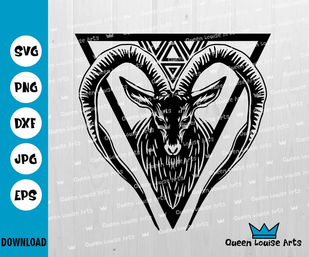 Baphomet SVG, Baphomet Cut File,dxf,png,baphomet Symbol Devil Demon ...