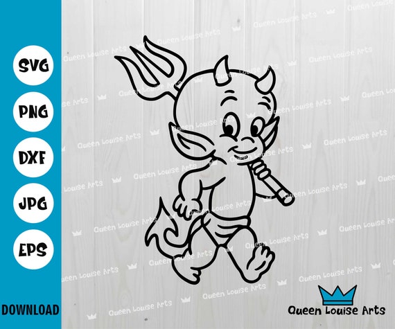 Cute Baby Devil Drawing