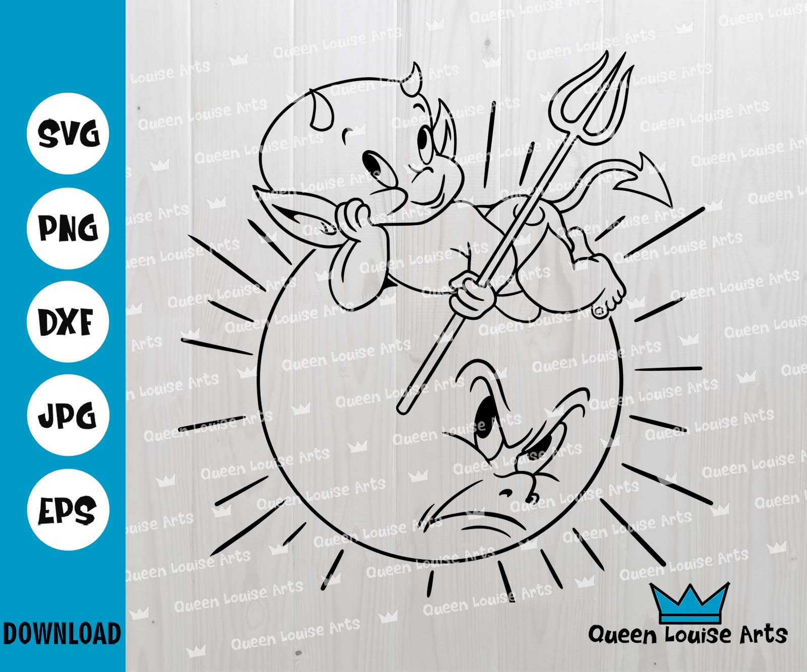 Little Devil Vector Little Devil Svg File Cute Little Devil - Etsy UK