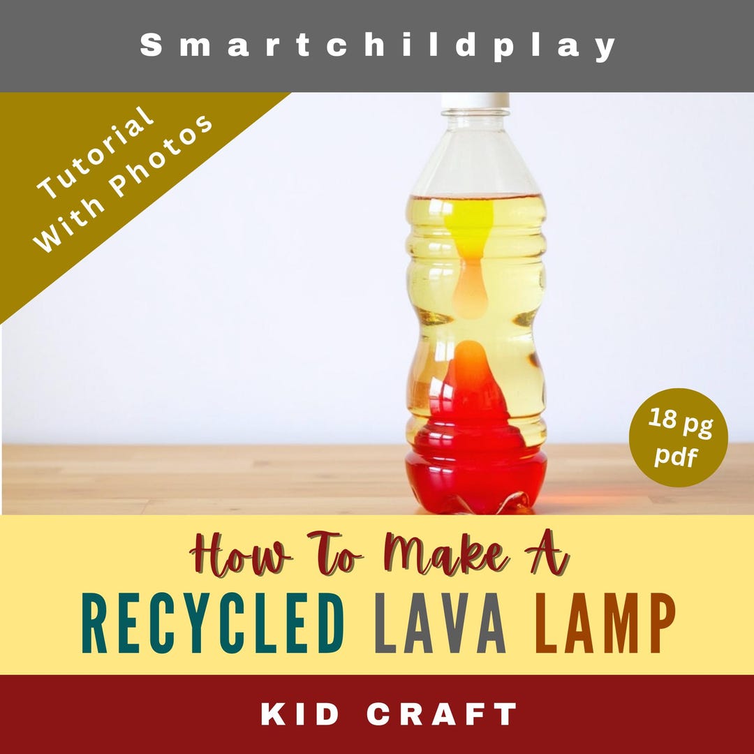 Summer Lava Lamp DIY – Summer STEM Craft for Kids to Explore Science ...