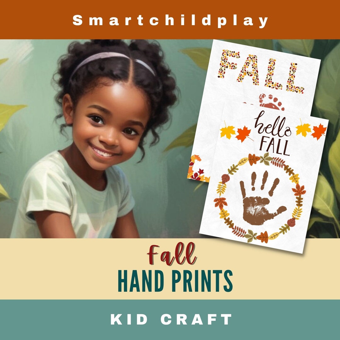 Printable Fall Handprint Art / DIY Craft / Digital Download /keepsake ...