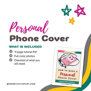 How to Make A Personal Phone Case Cover / Kid Arts and Crafts Printable ...
