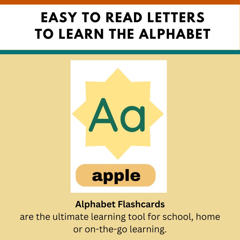 ABC and Color Flashcards for Toddlers / Preschool Printable ...