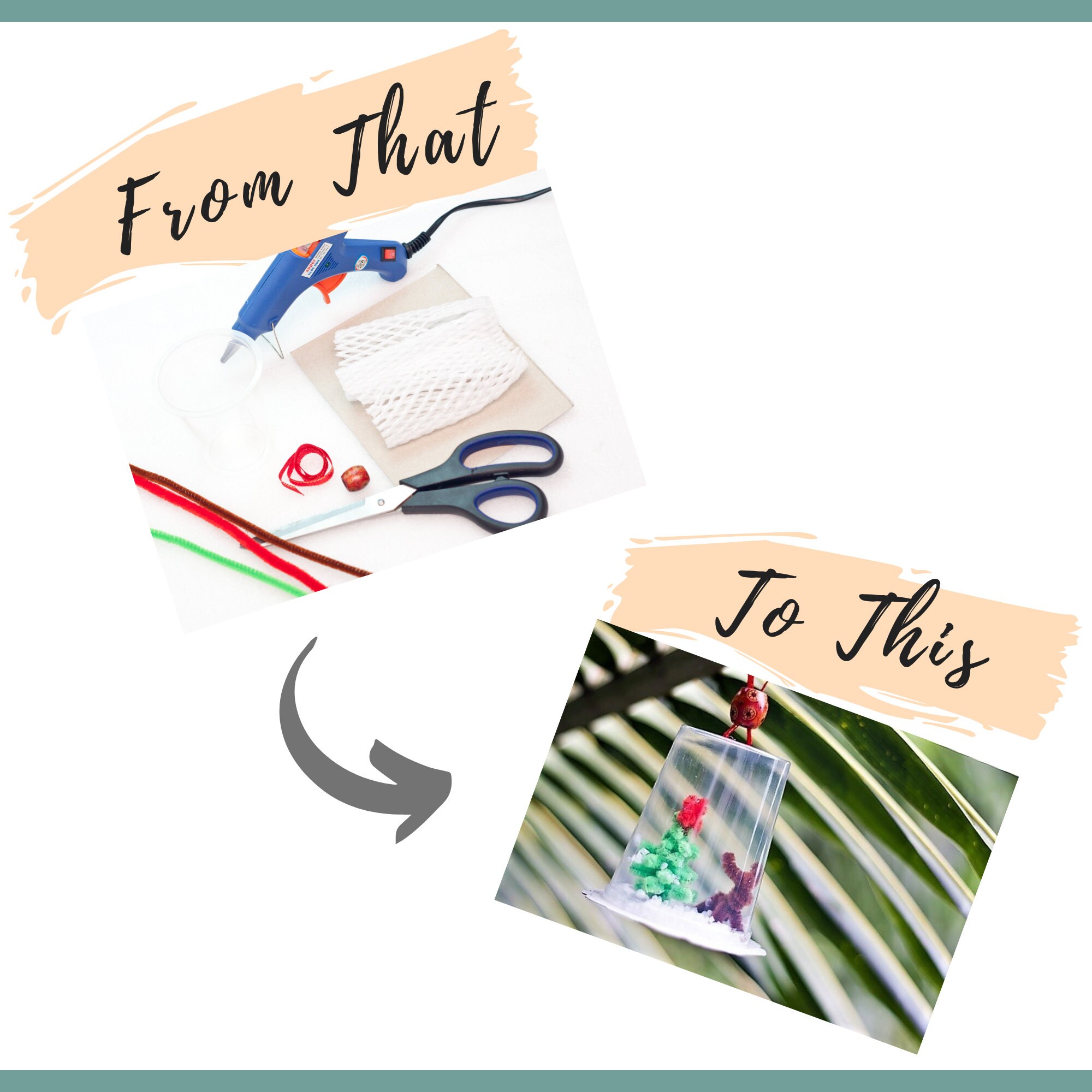 Winter Snow Globe Activity for Kids | DIY Plastic Cup Snow Globe | Fun ...