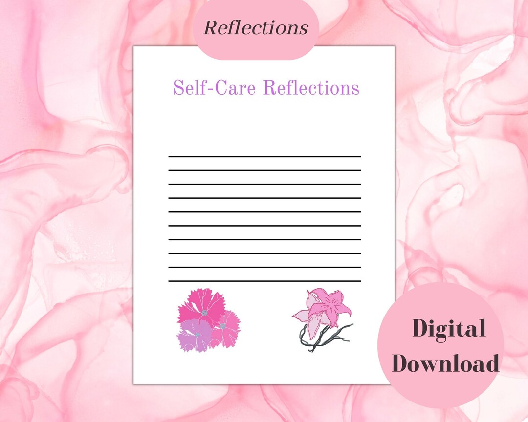Self-care Reflections Paper for Mental Health and Wellness, Mediation ...