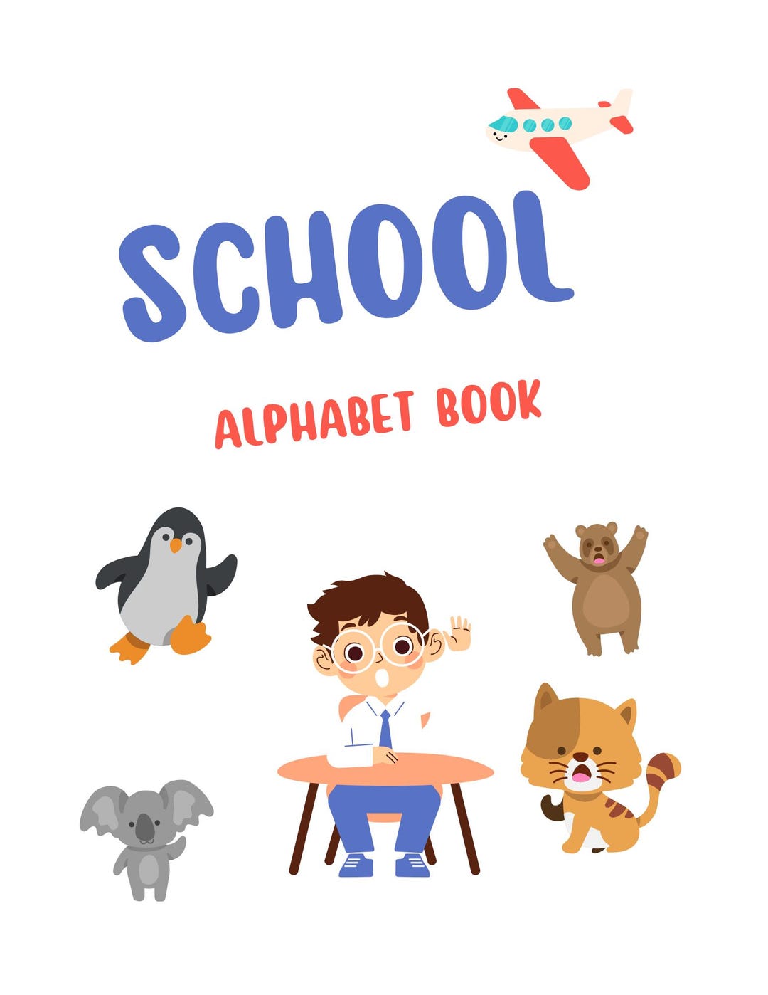 School Alphabet Book - Etsy