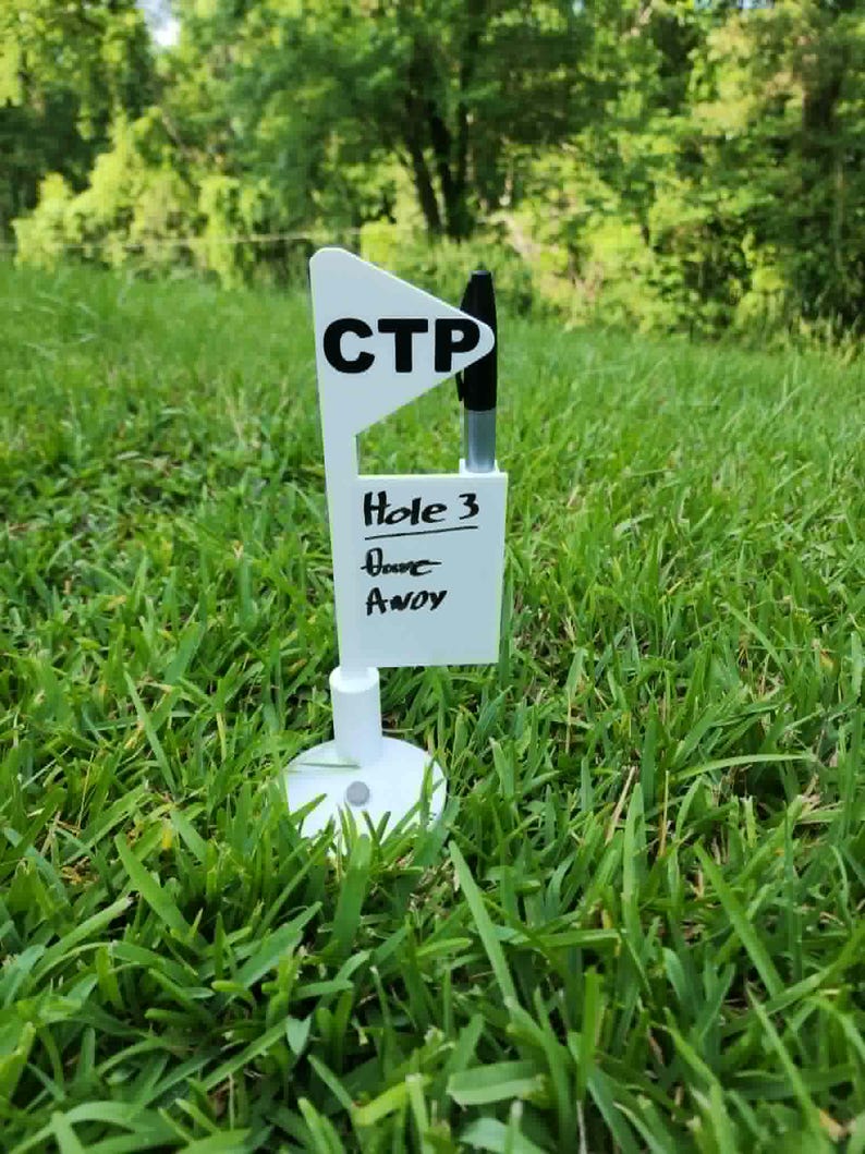 Single Flag Indestructible Dry Erase CTP Flag With Marker and Stake ...