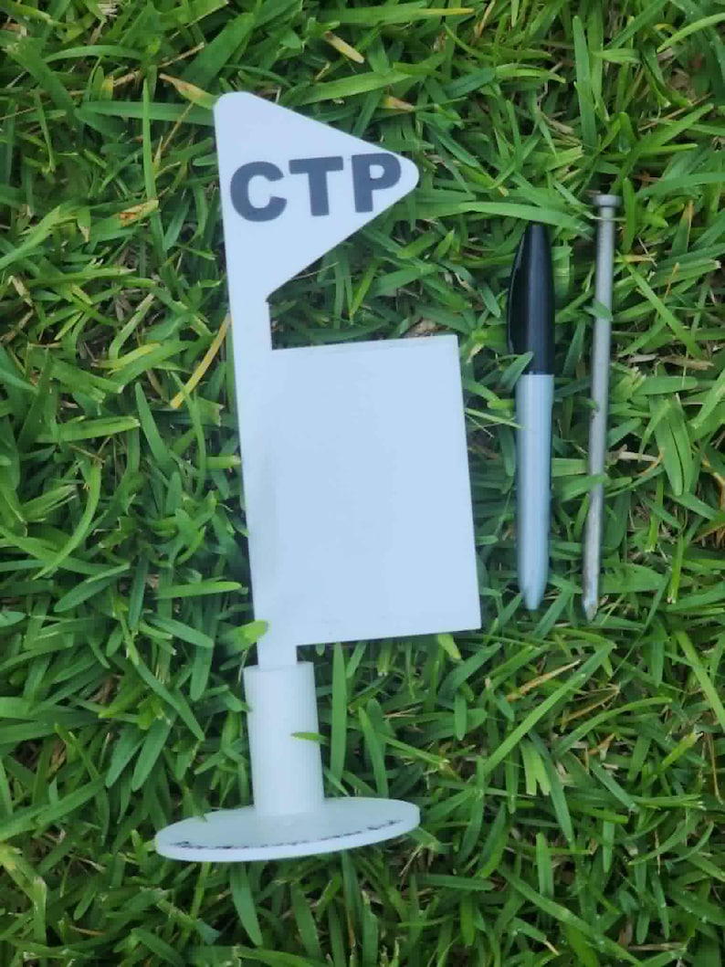 Single Flag Indestructible Dry Erase CTP Flag With Marker and Stake ...