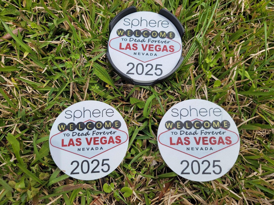Dead Forever at the Sphere – 2025 Commemorative Coaster Set (4-pack) - Etsy