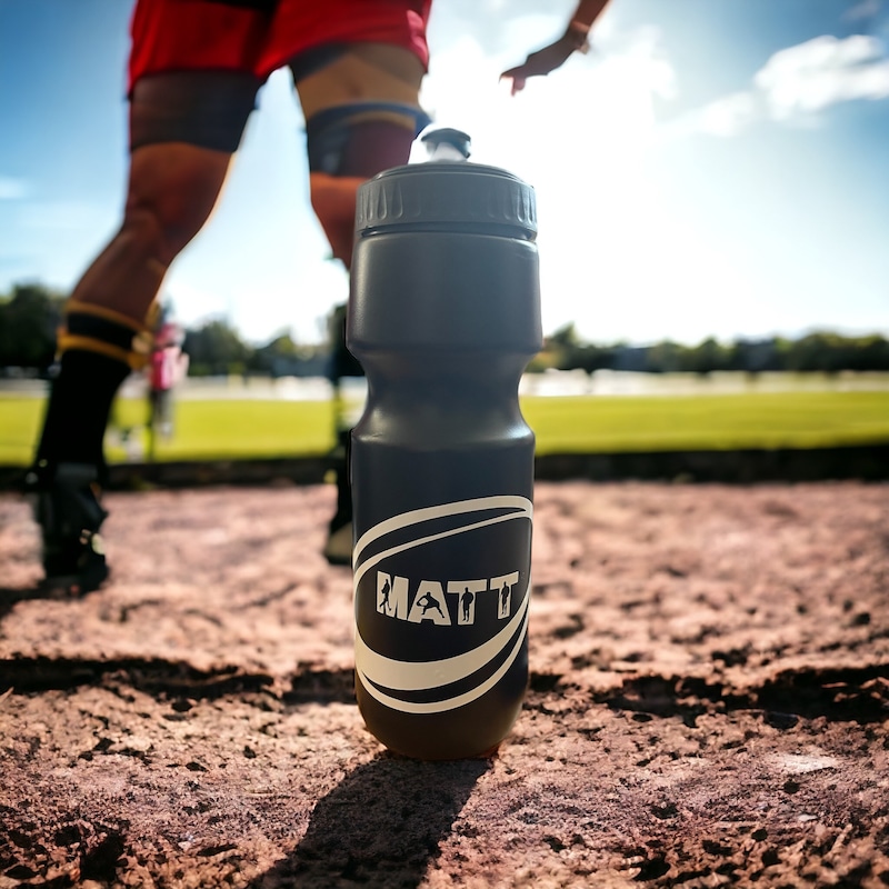 Rugby Water Bottle - Etsy UK