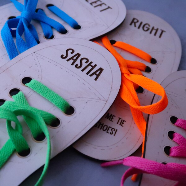 Shoe Tying Board - Etsy